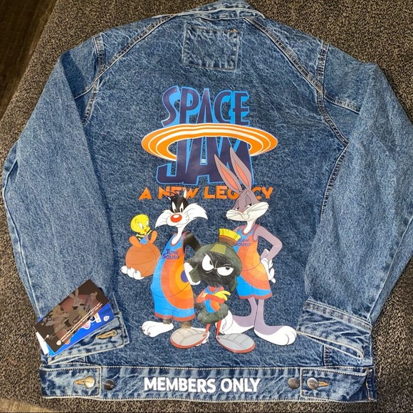 Members Only | Jackets & Coats | Space Jam Members Only Jean Jackets ...